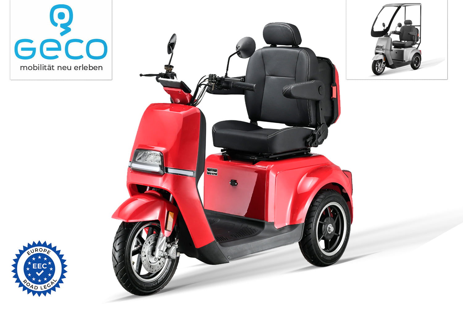 Geco Senio U1 | 60V 20Ah Batterij | Bluetooth | LED-display | Rijbewij ...